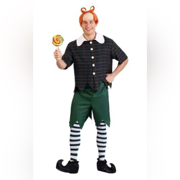 Halloween Costumes | Other | Adult Munchkin Costume With Wig And Shoes ...